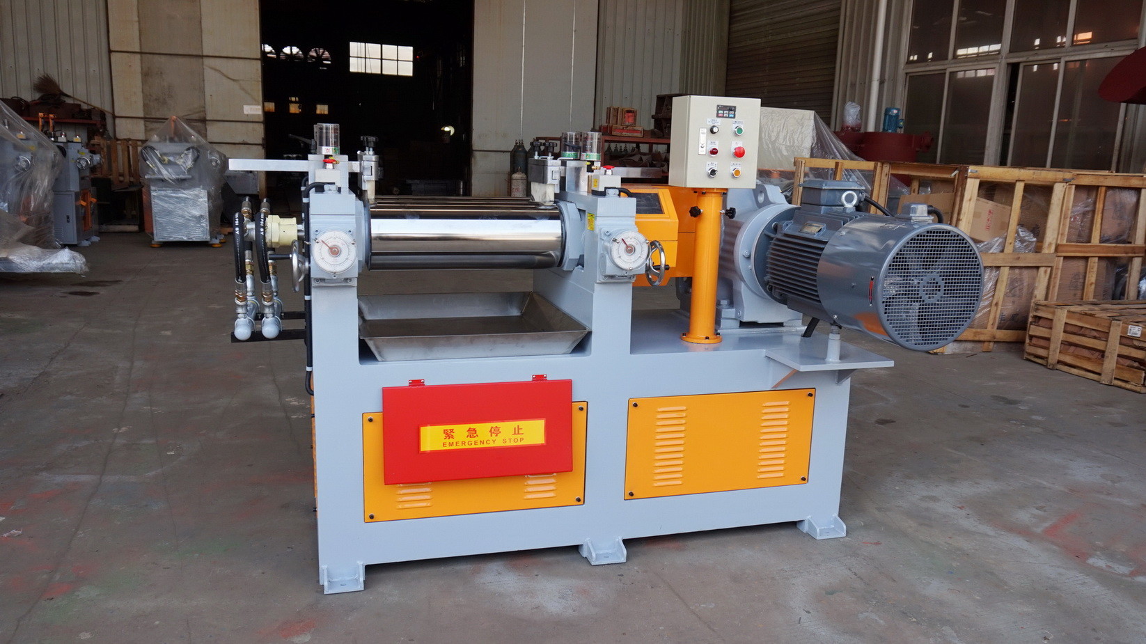 9 Inch Lab Mixing Mill For Eva Pe Epdm Sbr Foam Rubber Products